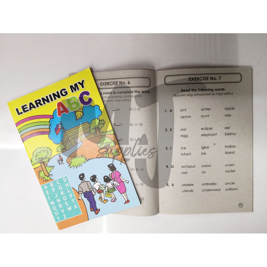 5 PCS or 10 PCS Abakada, Learning My ABC, Practice Writing , Cursive ...