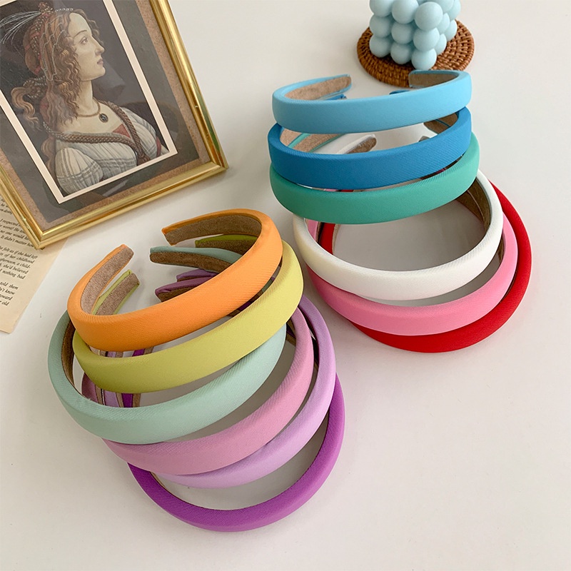 Hair band female Sen is sweet and versatile sponge wide-brimmed ...