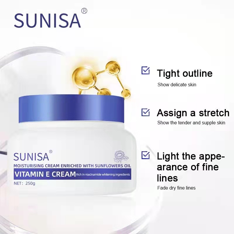 SUNISA VITAMIN E MOISTURIZING CREAM 250ml (Authentic with QR CODE ...
