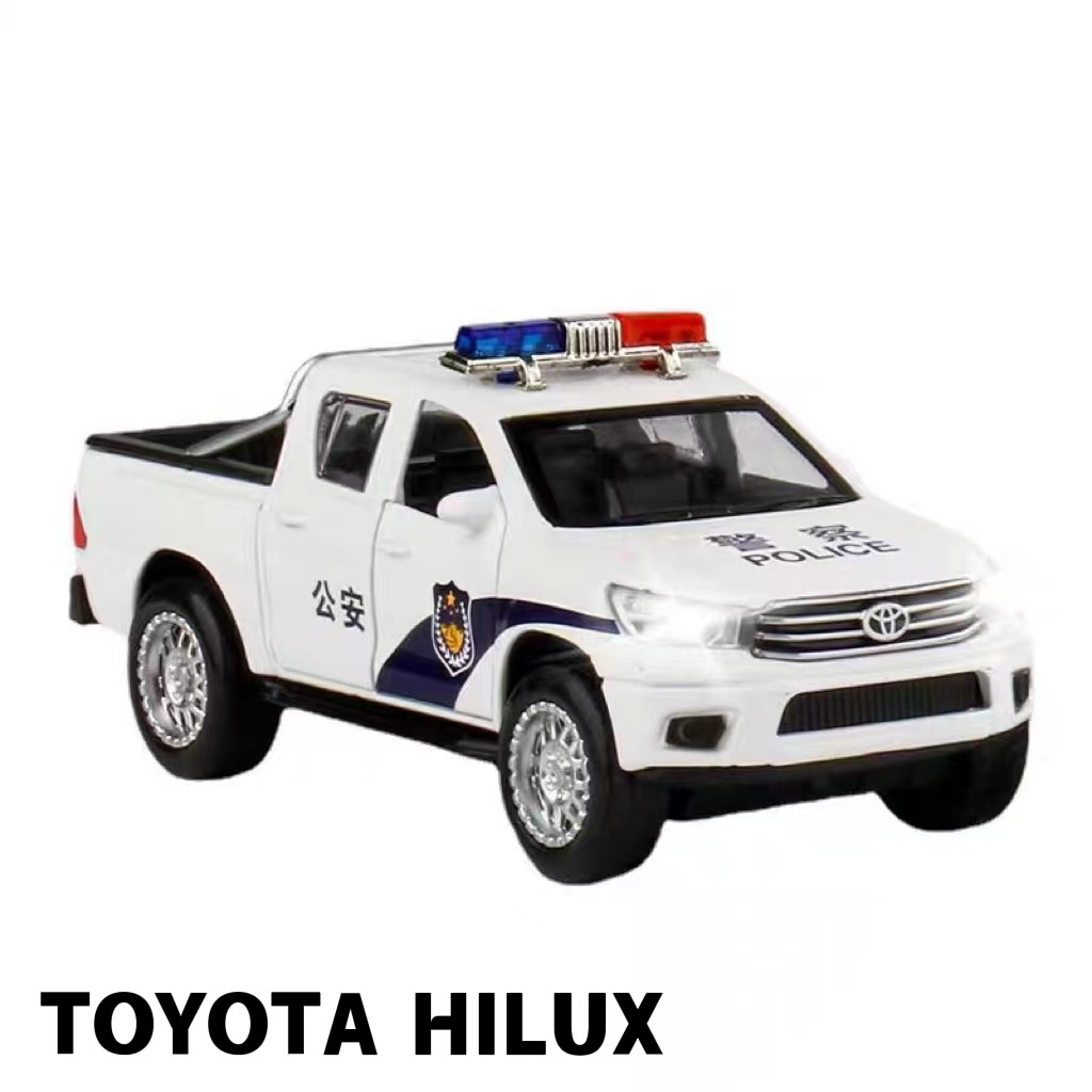 【BEA TOY】TOYOTA POLICE HILUX & PRADO & CAMRY & RAV4 1:36 ALLOY DIE CAST ...