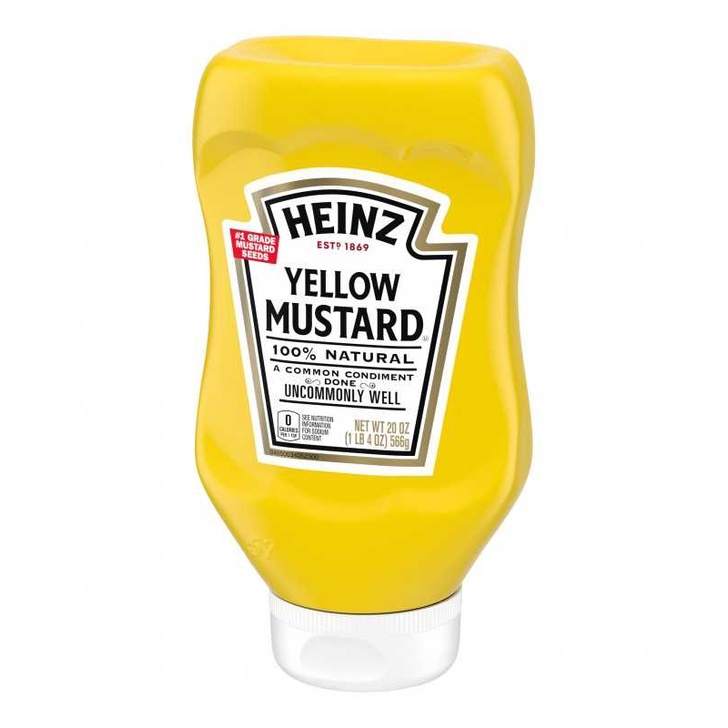 Heinz 100% Natural Yellow Mustard 566g ( Made in USA ) | Shopee Philippines