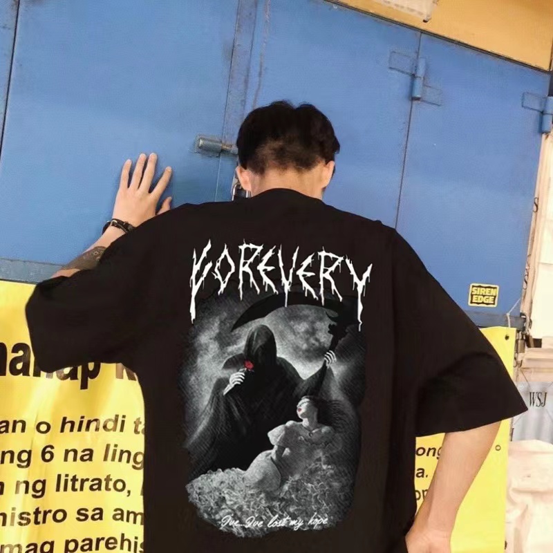 K00101#Rock retro alternative to street style men's T-shirts unfriend ...