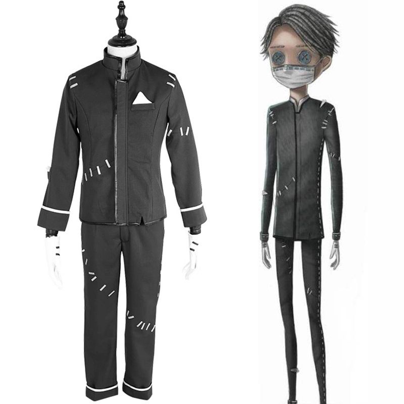 Identity V Aesop Carl Cosplay Costume Uniform Suit Mask Gloves Full Set ...