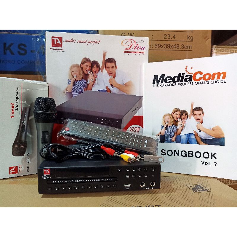 Titanium/Mediacom MCA-3000 32GB USB karaoke player | Shopee Philippines