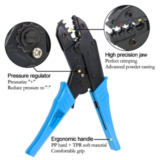 HS-30/40J Ratchet Crimping Tool Used to Crimp 0.25-6mm² （AWG23-10） for ...