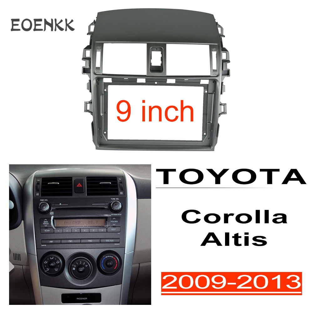 Honxun car stereo 2din panel dash kit for TOYOTA Corolla Altis 2009 ...