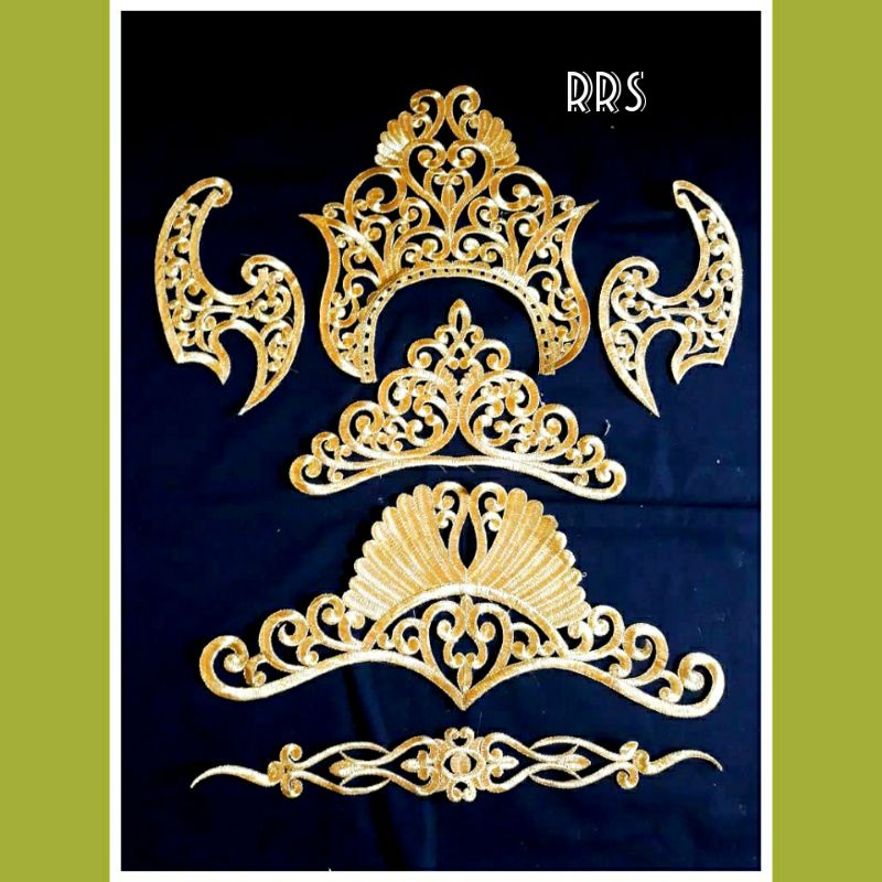 Siger lace / garuda siger / siger embroidered lace | Shopee Philippines