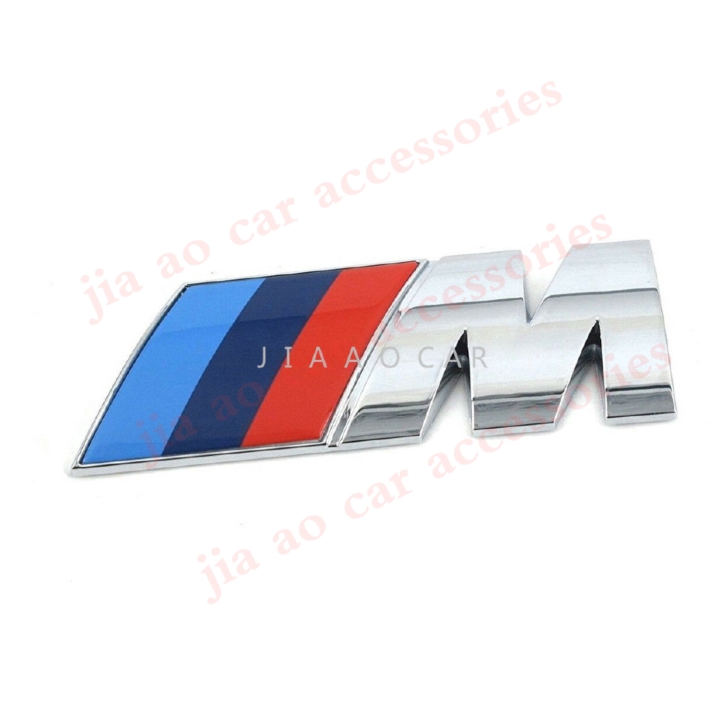 GENUINE BMW ///M-SPORT EMBLEM LOGO BADGE M-TECH Chrome Universal ...