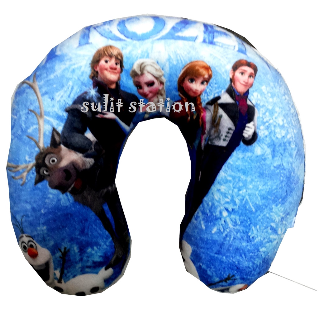 FROZEN ELSA TRAVEL U NECK SUPPPORT PLUSH PILLOW | Shopee Philippines