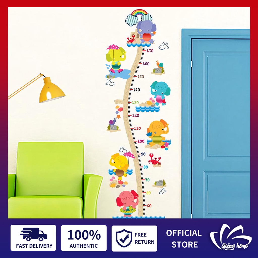 New Arrival Wall Decal Height Chart for Kids Wall Sticker Waterproof ...
