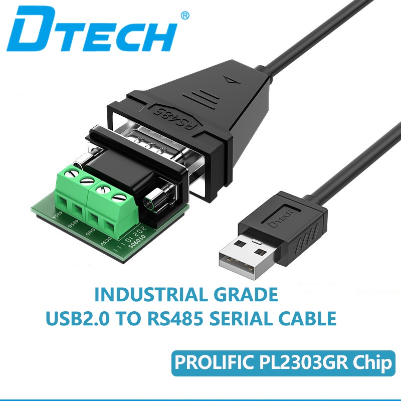 DTECH RS485 To USB Converter RS485 Serial Port Communication Cable Computer Data Transmission ...