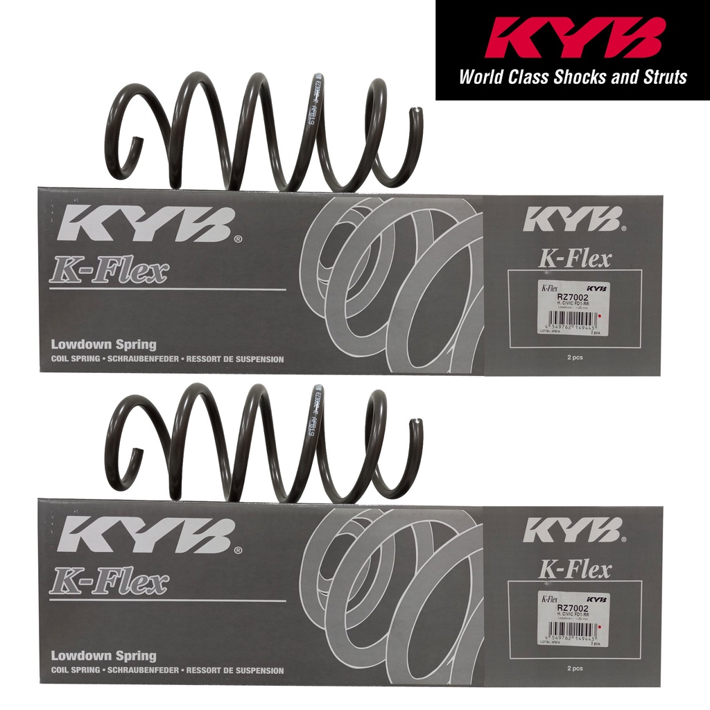 KYB RZ7002 for Honda CIVIC 2006 - 2015 Set of 2 Rear Lowering Springs ...