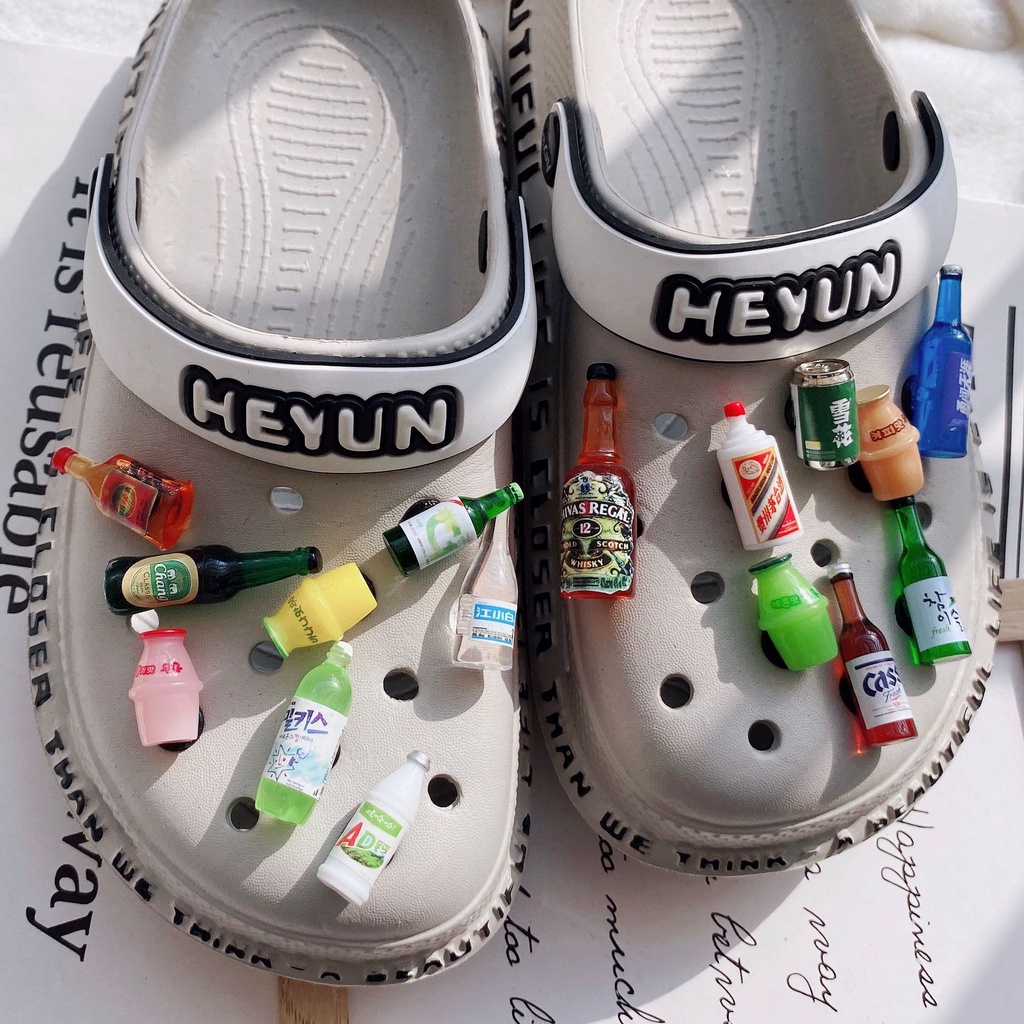 Cartoon Blossom Bottle Jibbits for design Set Powerpuff Girls Jibitz ...