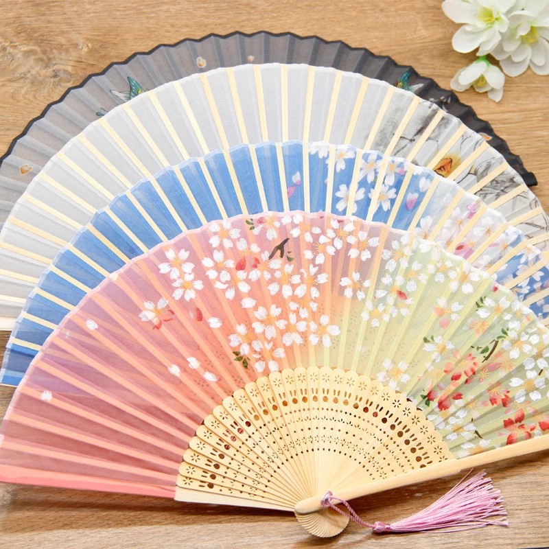 Bamboo Fold Hand Fans Wedding Japanese Fan Children Antique Folding Fan ...