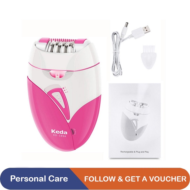 Rechargable Electric Epilator Woman Cordless Hair Removal Depilator ...