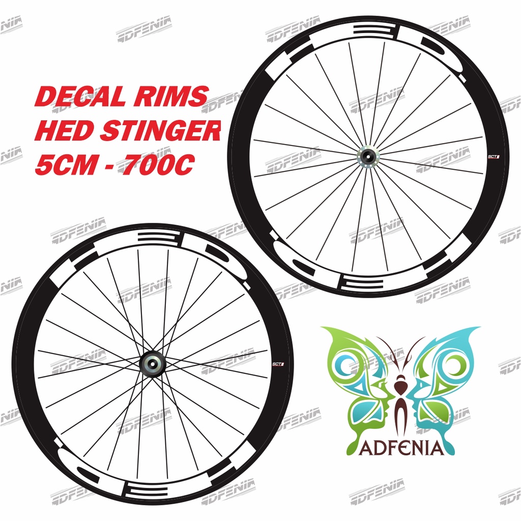 Hed STINGER Sticker 4cm Width Sticker Decal Rims Rims Rims Roadbike ...