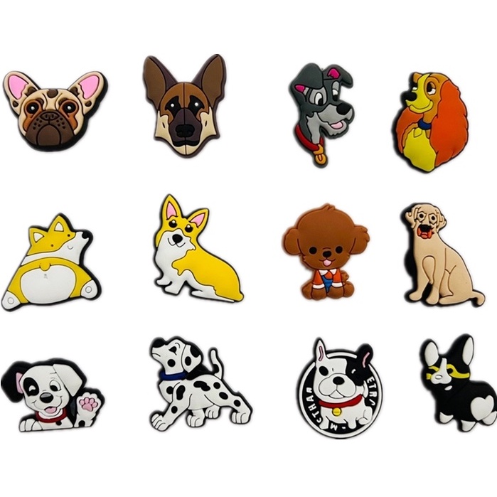 Pet dog Crocs Jibbitz Pins for shoes bags High quality #cod | Shopee ...