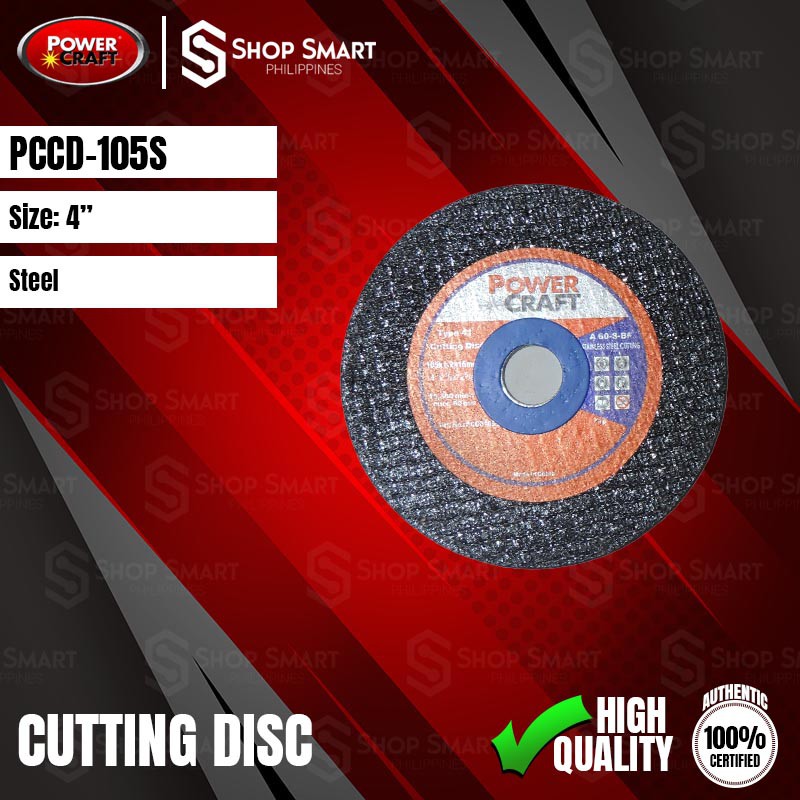 Powercraft Cutting Disc (PCCD-105S) | Shopee Philippines