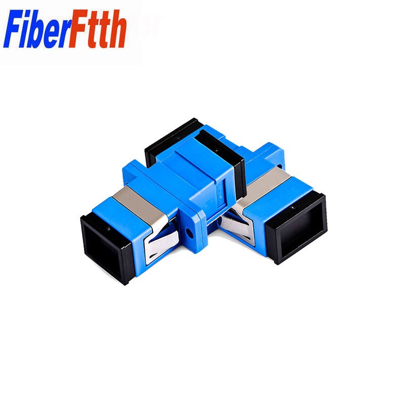 FTTH SC-SC UPC/APC Fiber Flange Simplex Single-mode Fiber optic Adapter ...
