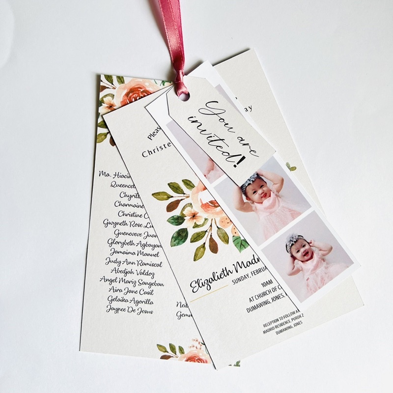 2-page Invitation plus photo card set | Shopee Philippines