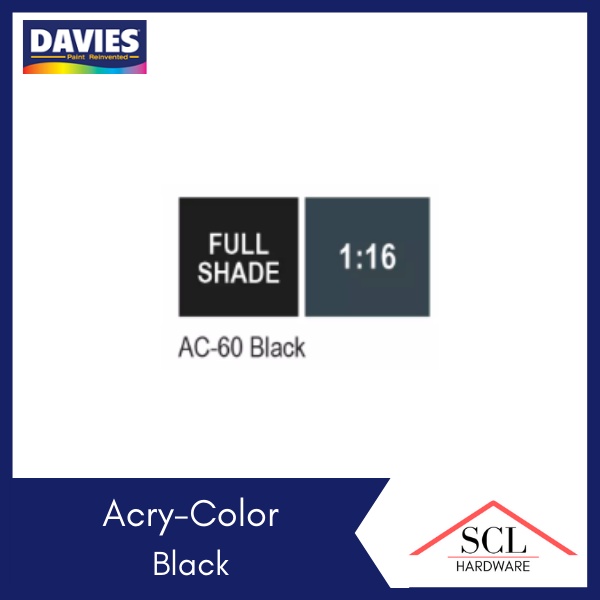 DAVIES Acry color paint 60ml or 1/4 Liter or 1 liter | Shopee Philippines