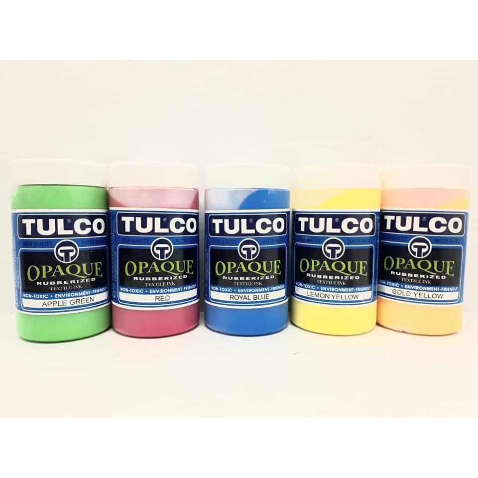 TULCO OPAQUE RUBBERIZED TEXTILE INK 250G | Shopee Philippines