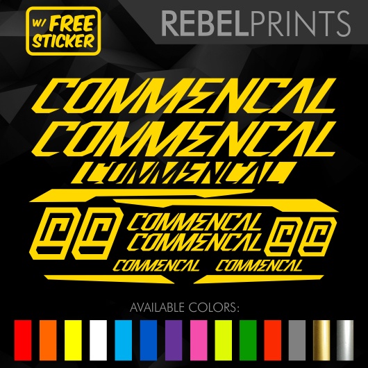 COMMENCAL Sticker Decal for Mountain Bike/Road Bike | Shopee Philippines