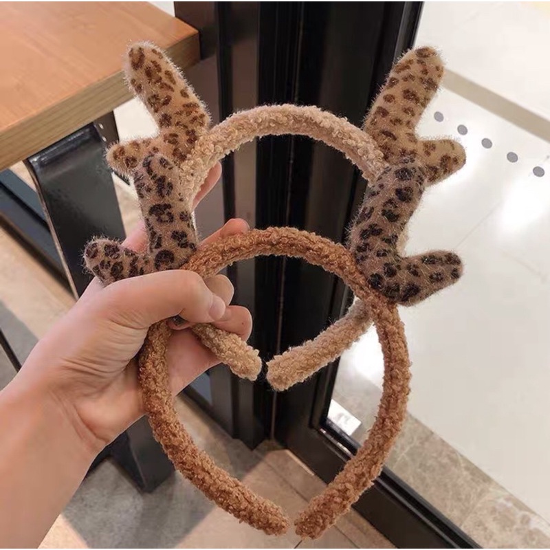 2-color leopard horn mane with artificial sheep wool | Shopee Philippines