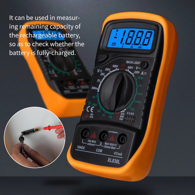 Xl830l Handheld Digital Universal Meter Tester Inductance Resistance ...