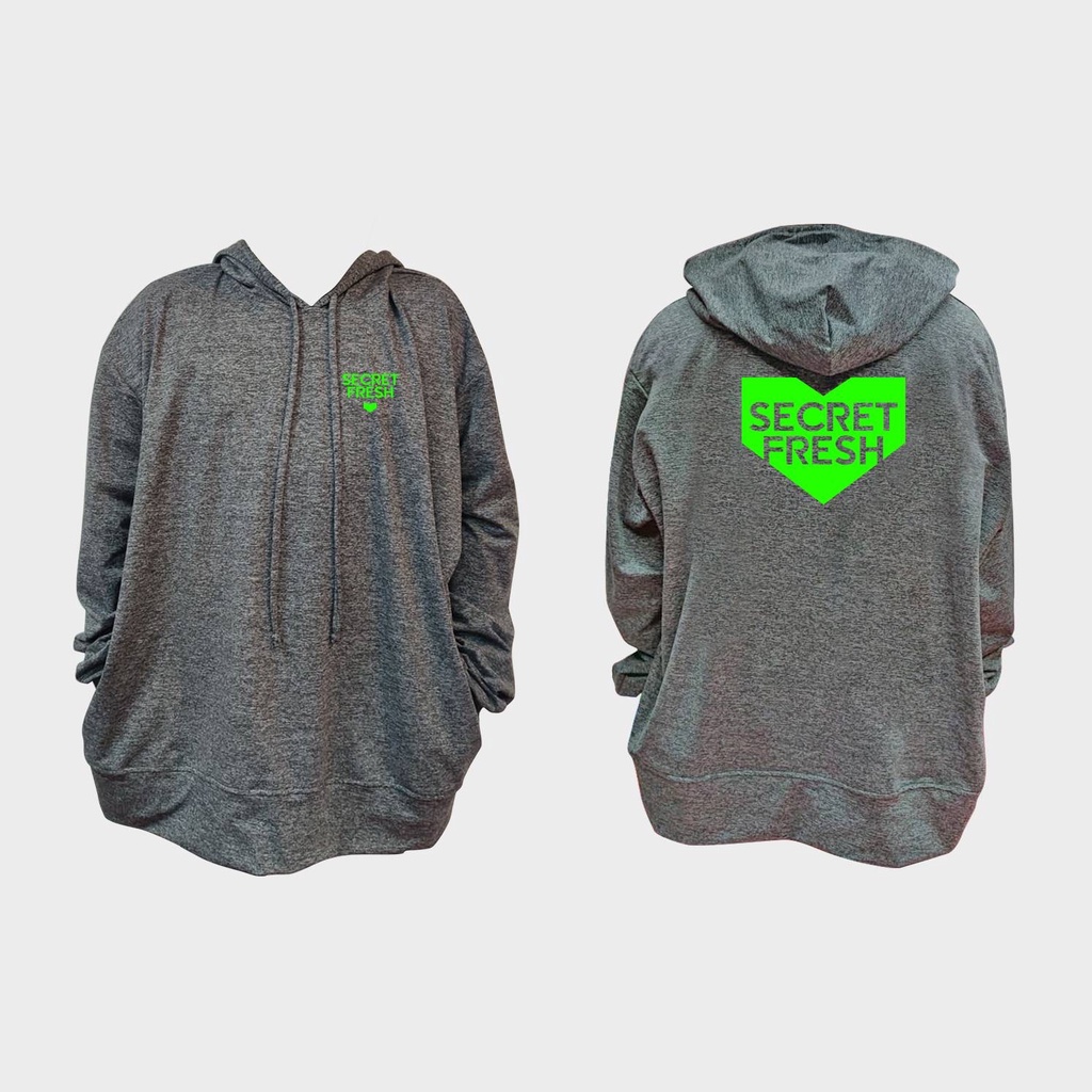 SECRET FRESH Basic Hoodie Solid Green | Shopee Philippines
