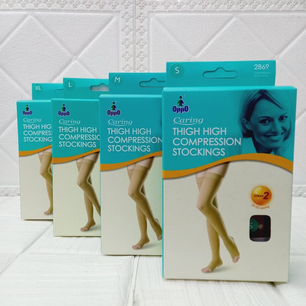 Thigh High Compression Stockings (OPPO) | Shopee Philippines
