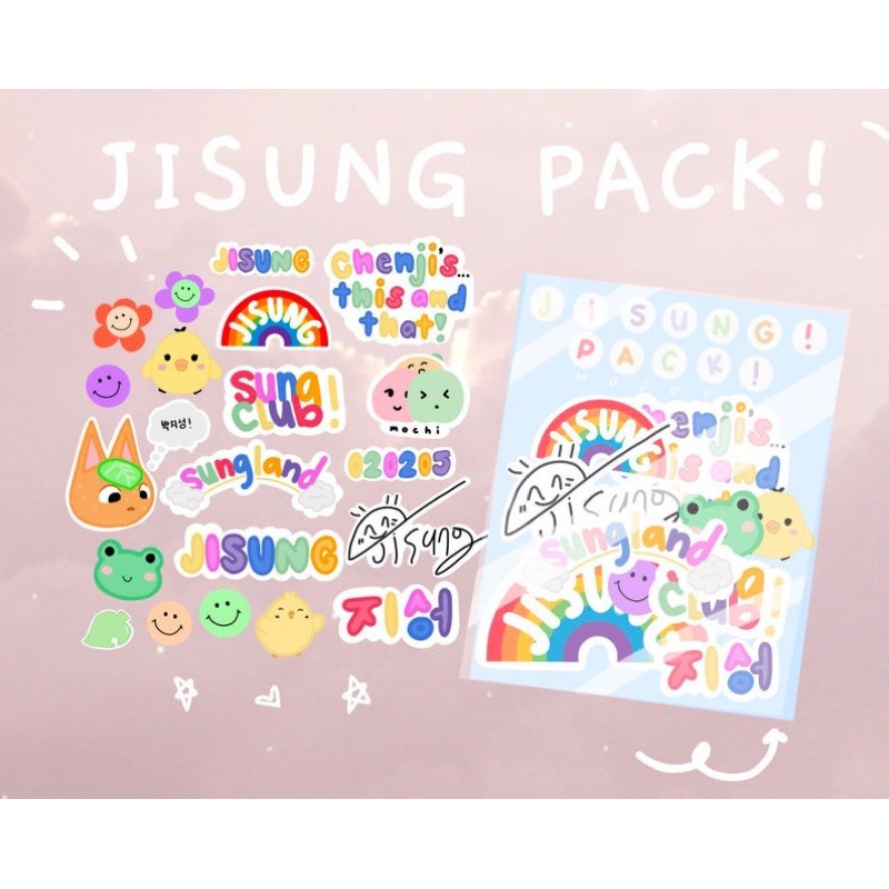 Park JISUNG NCT DREAM KIDCORE STICKER PACK | Shopee Philippines