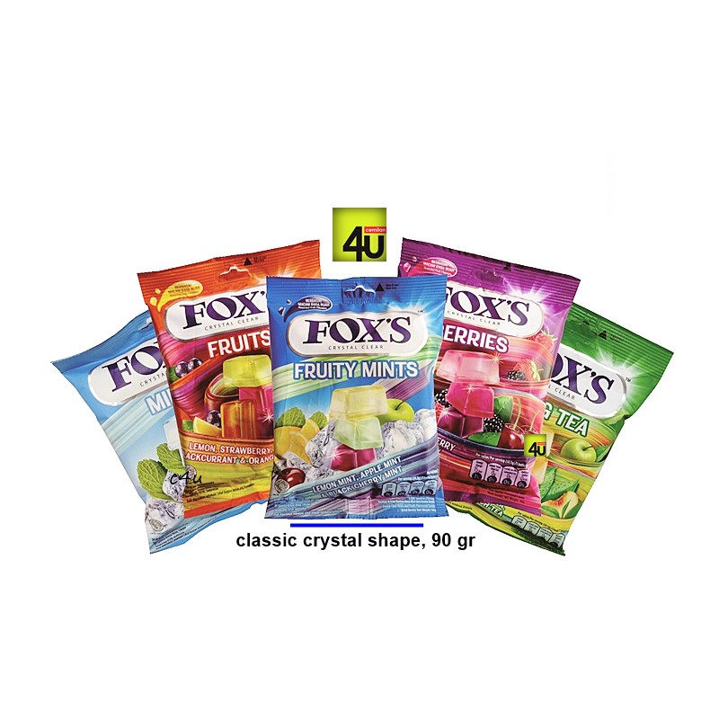 FOX'S Crystal Clear Candy - Zak Refill 90 gr | Shopee Philippines