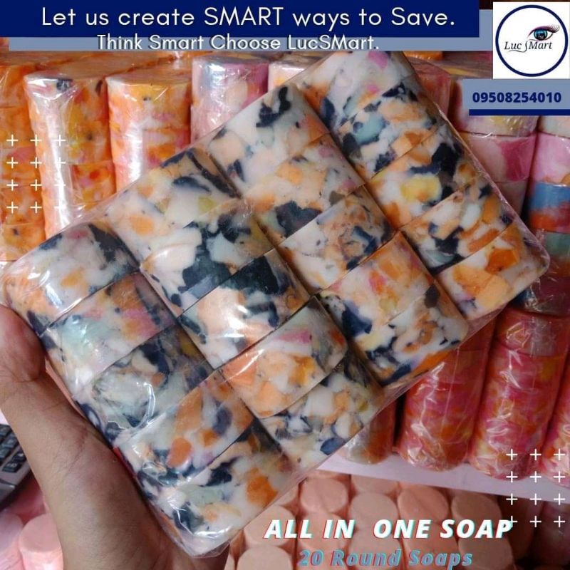 ALL IN ONE SOAP 20pieces Per Pack (RANDOM COLOR) | Shopee Philippines