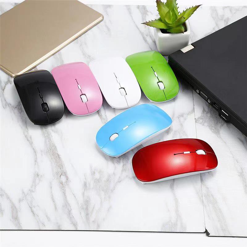 Ultra Thin USB Optical Wireless Mouse Gamer 2.4G Receiver Super Slim ...