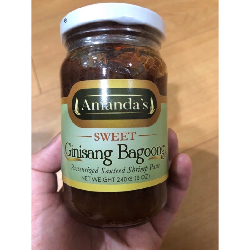 Amandas Ginisang Bagoong Regular Sweet Spicy 340g Shopee Philippines