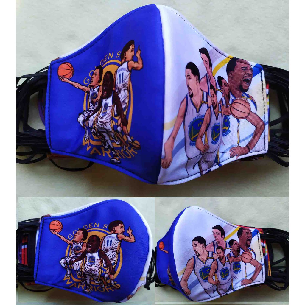 GOLDEN STATE WARRIOR - 2 Ply Quality Washable Stylish Face Mask ...