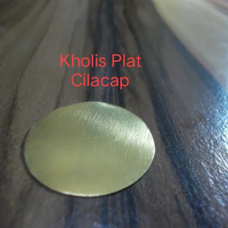Round brass plate 0.5mm thick, 8cm diameter | Shopee Philippines