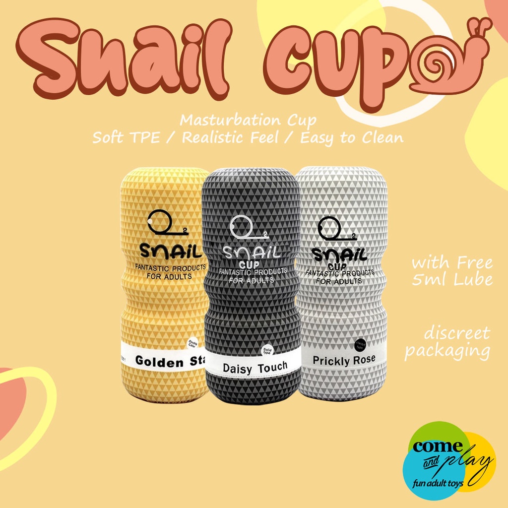 "Snail Cup" Reusable Masturbation Cup Sex Toy for Men | Shopee Philippines