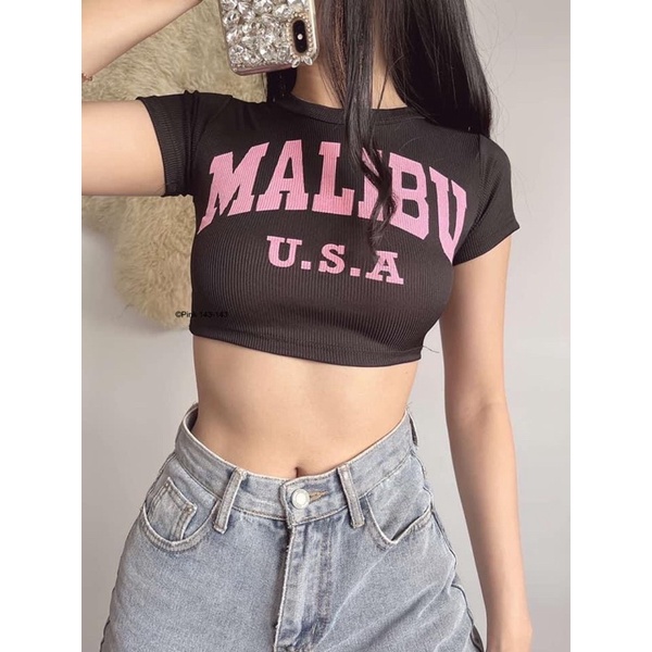 Malibu Statement Crop Top For Women | Shopee Philippines