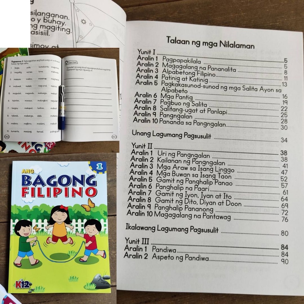 Ang Bagong Filipino workbook (Filipino) Nursery to Grade 3 | Shopee ...