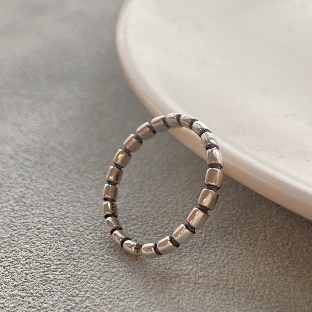 Classic Design Delicate Stack Simple Adjustable Ring 925 Sterling ...