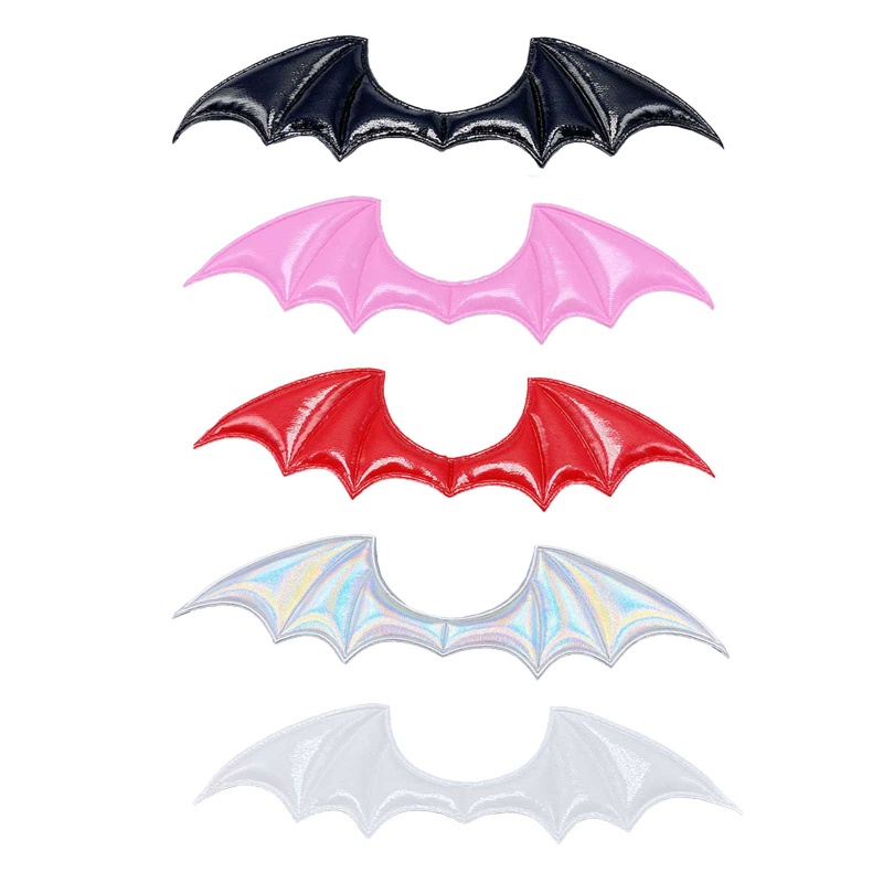 Mya 10Pcs Devil Wing Hair Barrettes Fabric Badge with Lovely Bat Wing ...