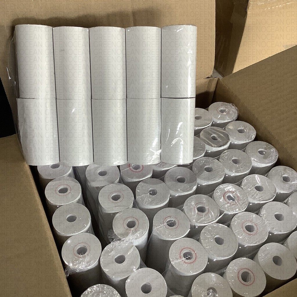 57x30 10 Rolls Thermal Paper POS Receipt Paper Thermal | GREEN OCEAN ...
