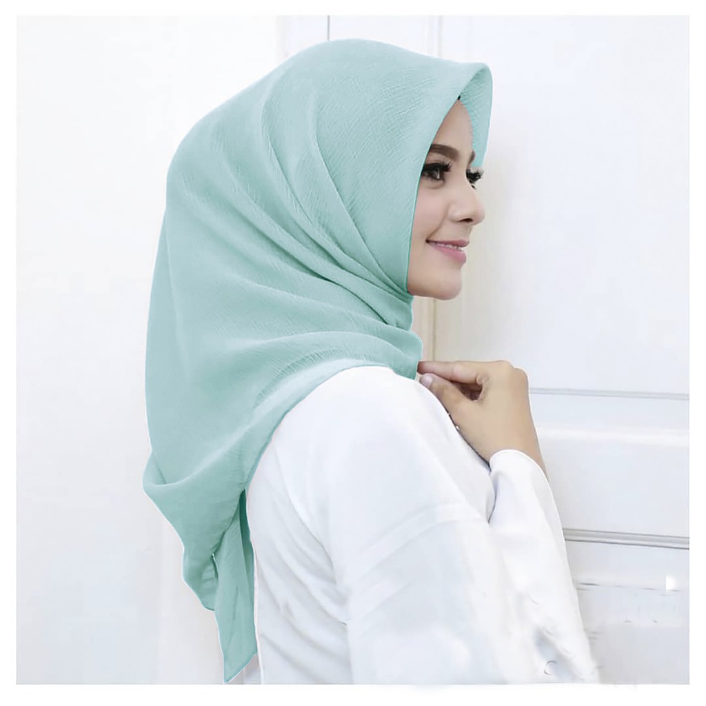 Corn Skin Premium Square Hijab 110x110 cm cornskin | Shopee Philippines