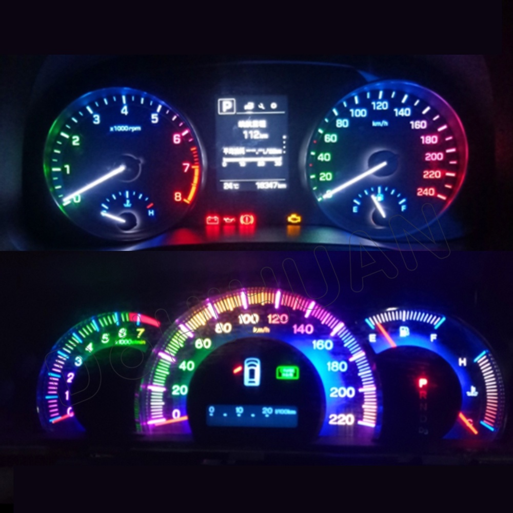 DOHIHUAN 5PCS 10PCS High Quality Car Cluster Gauge light T5 W3W LED Map ...
