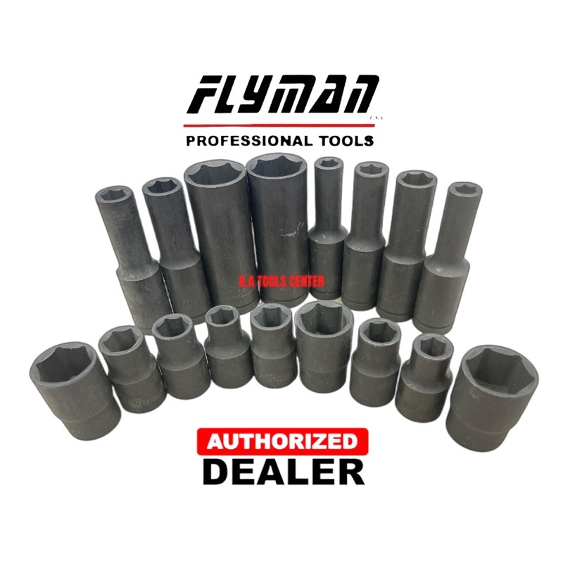 FLYMAN USA | Deep Sockets ( 8 - 24 ) | Shopee Philippines
