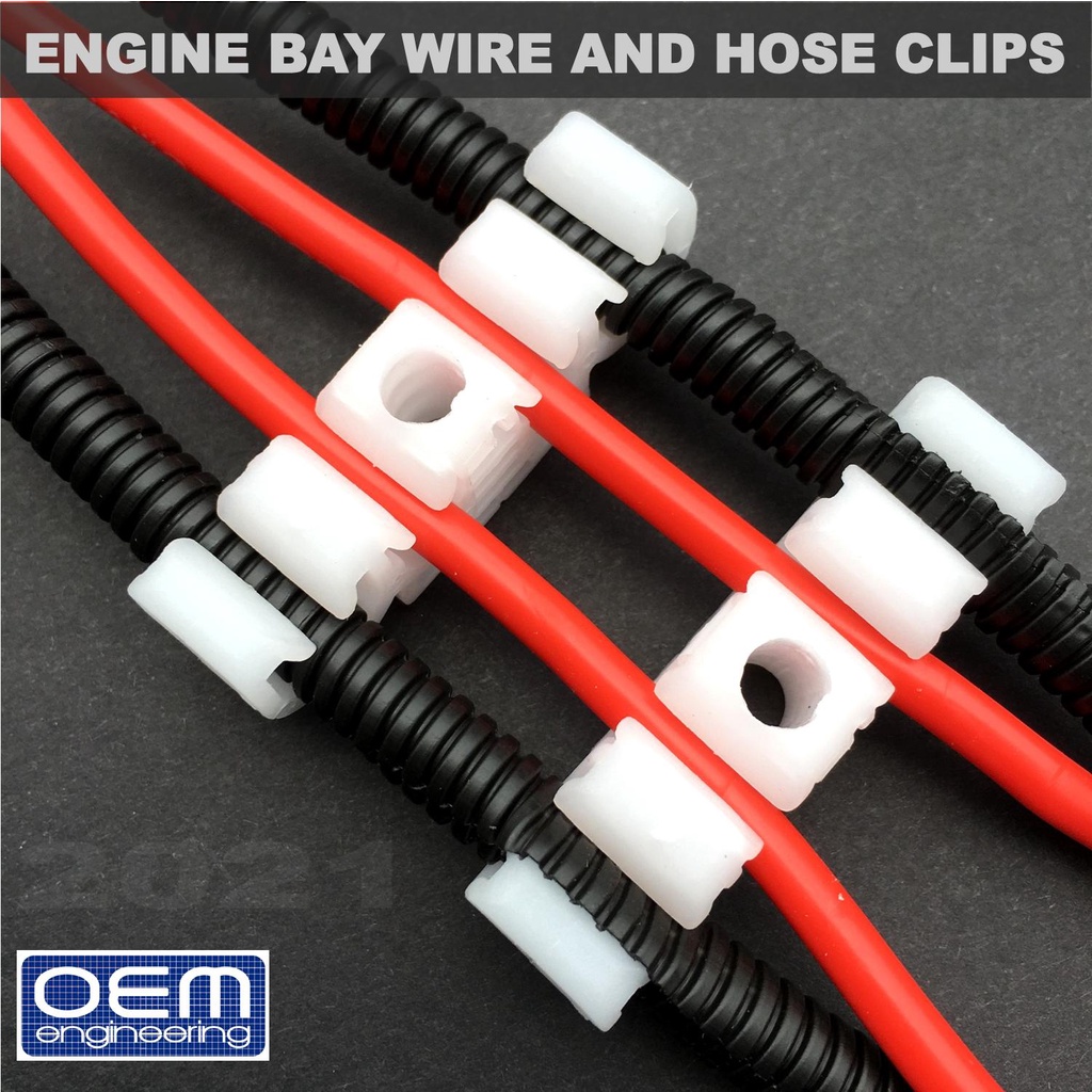 OEM Engineering ENGINE BAY WIRE AND HOSE CLIPS | Shopee Philippines
