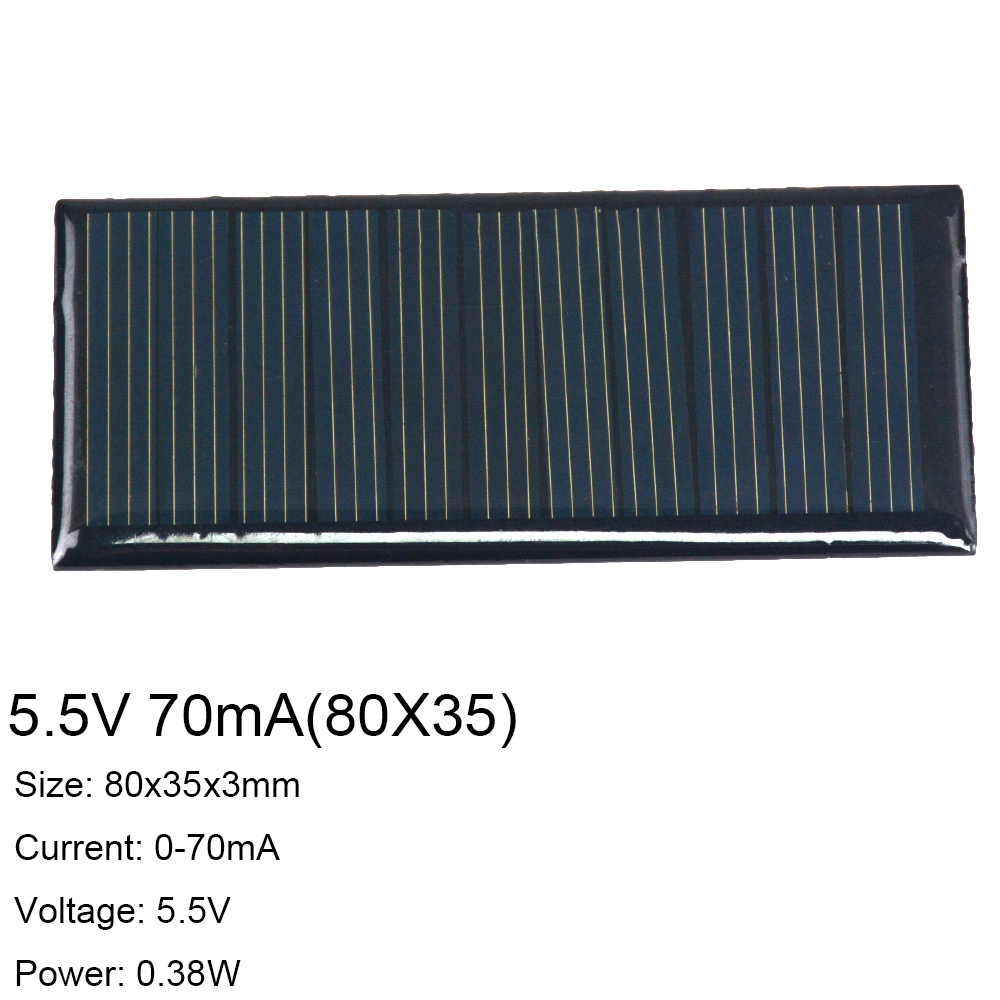 1PCS Solar Panel 1V 1.5V 2V 3V 5V 5.5V 6V 12V Mini Solar System DIY For ...
