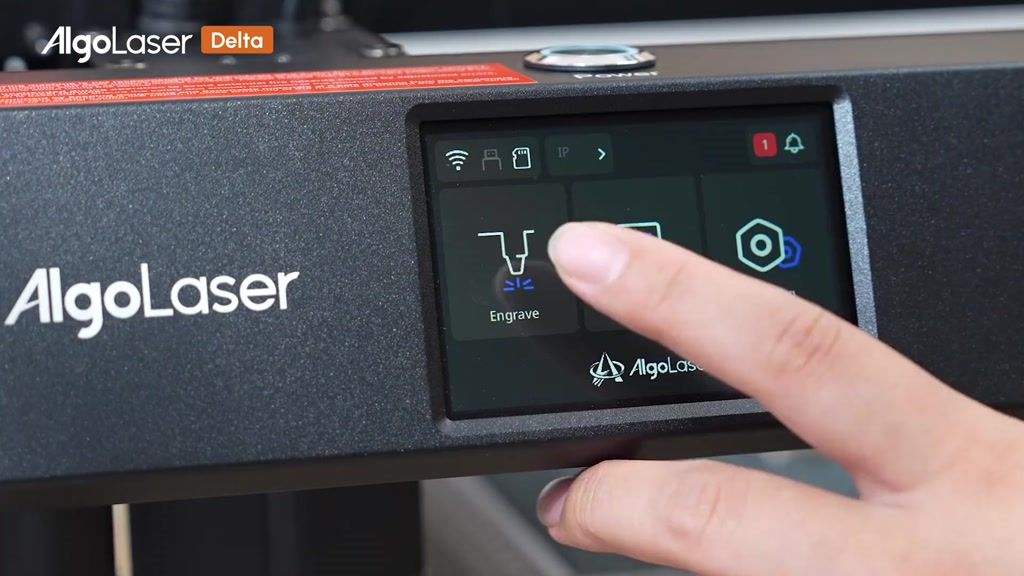 Algolaser Delta 22W Diode Laser Engraver with 3.5 inch TouchScreen Wood ...